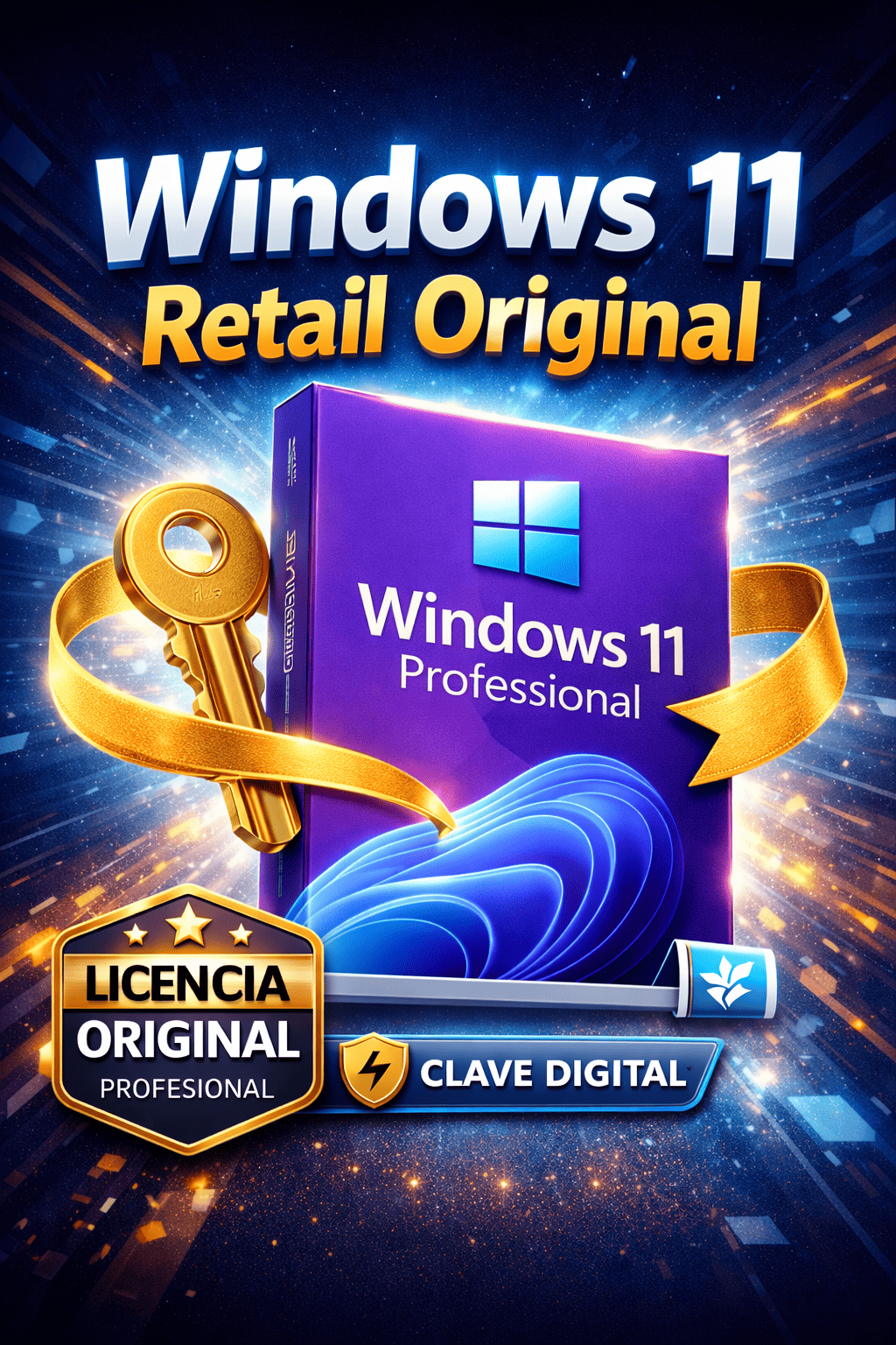 Windows 11 Professional Retail Key [Original] - Software y Juegos ...
